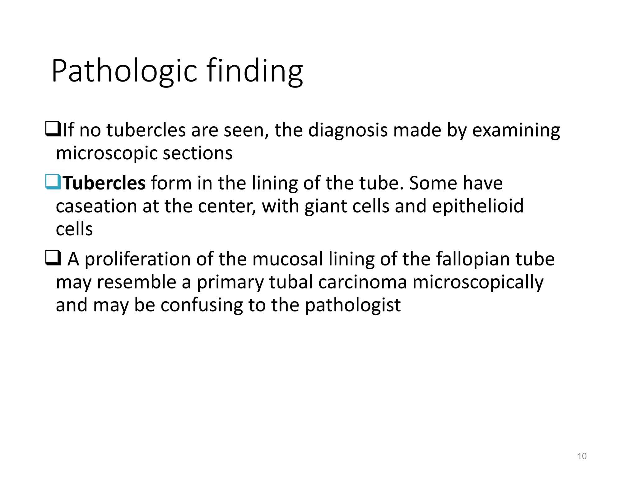 Management of pelvic tuberculosis | PPT