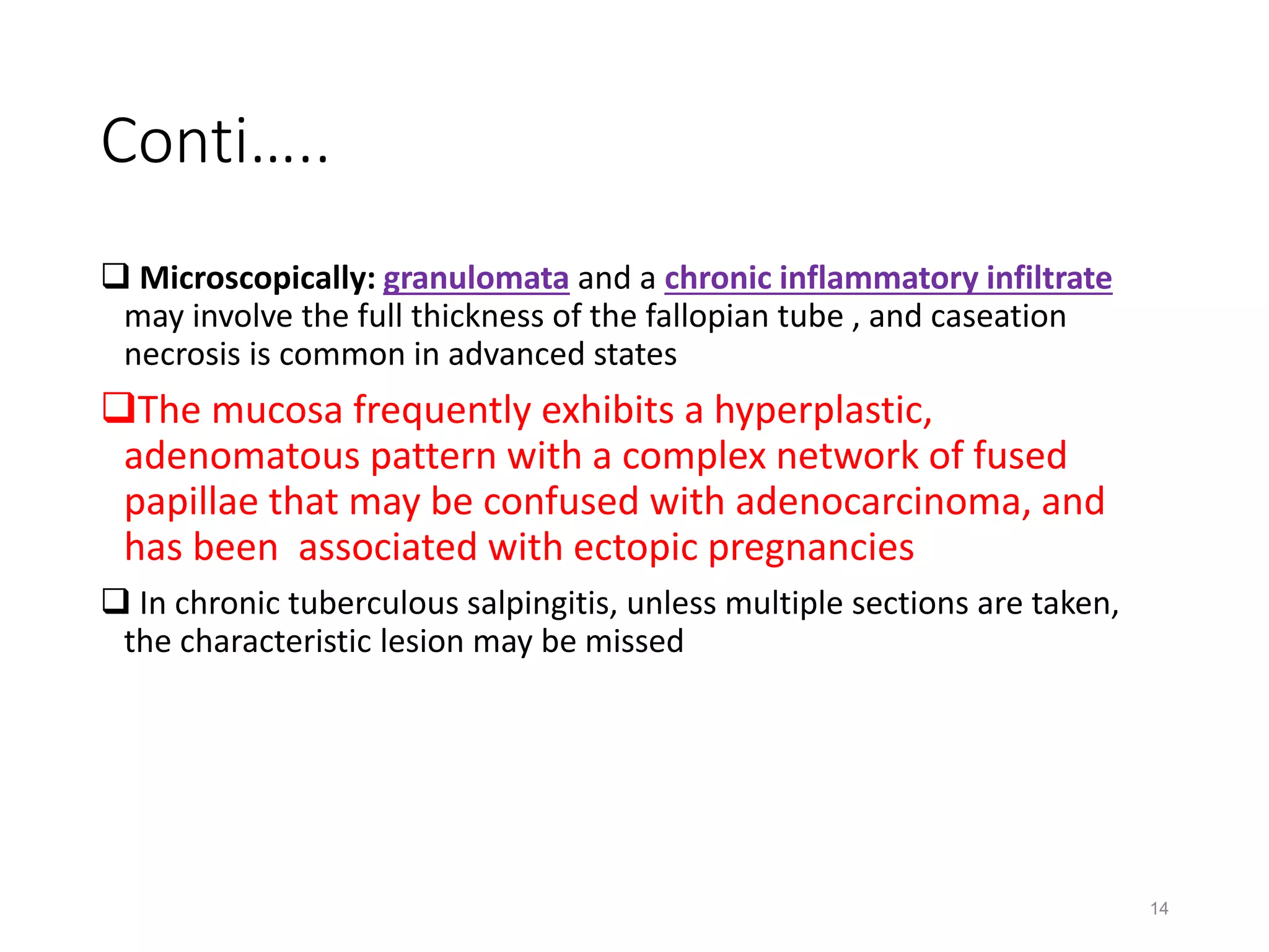 Management of pelvic tuberculosis | PPT