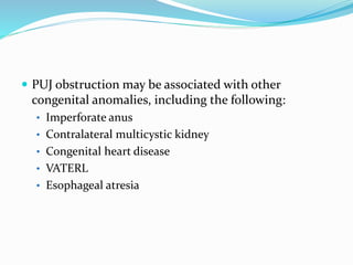 Management of pelviureteric junction obstruction onyeze copy | PPTX