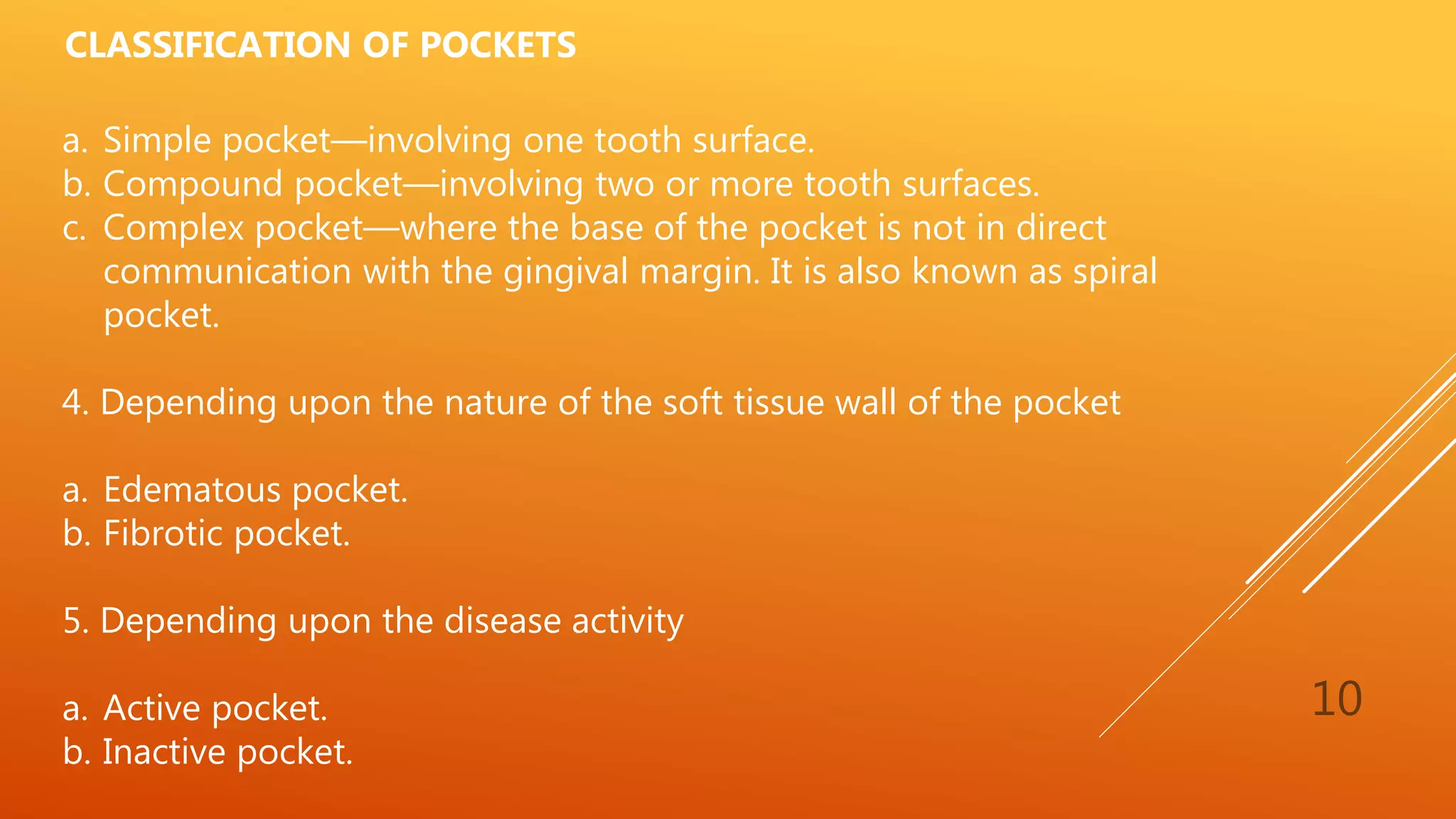 Management of Periodontal Pockets | PPTX