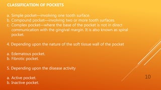 Management of Periodontal Pockets | PPTX