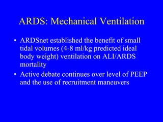 Management of persistent hypoxemic respiratory failure in the icu ...