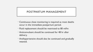 management of pih . Prechard regimen and | PPTX