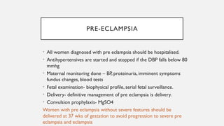 management of pih . Prechard regimen and | PPTX