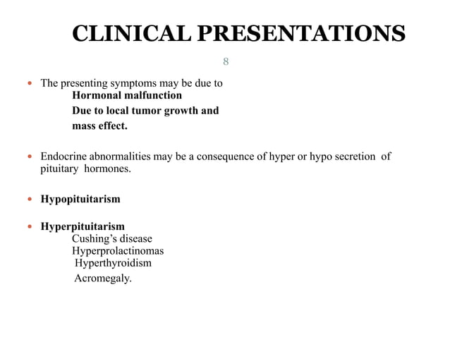 Management Of Pituitary Tumors Pptx