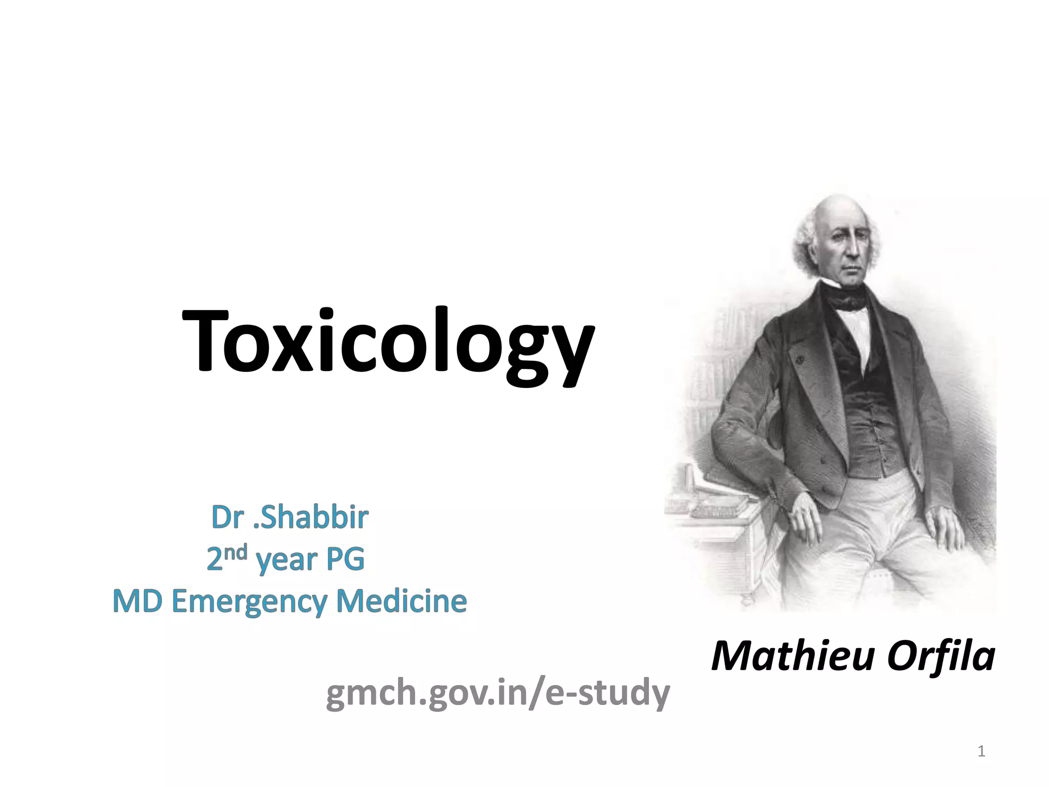Management of poison(Emergency Medicine) | PPTX