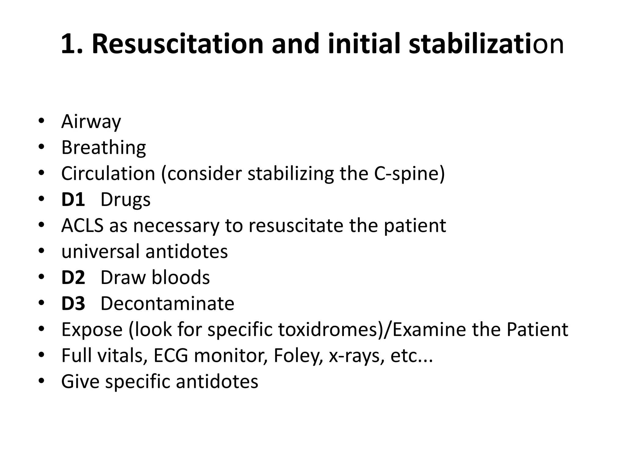 Management of poison(Emergency Medicine) | PPTX