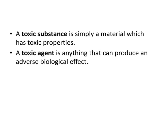 Management of poison(Emergency Medicine) | PPTX | Chemistry | Science