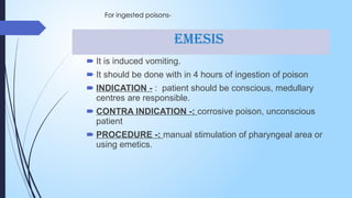 Management of poison_.pptx,it's types causes | PPTX | First Aid | Injuries
