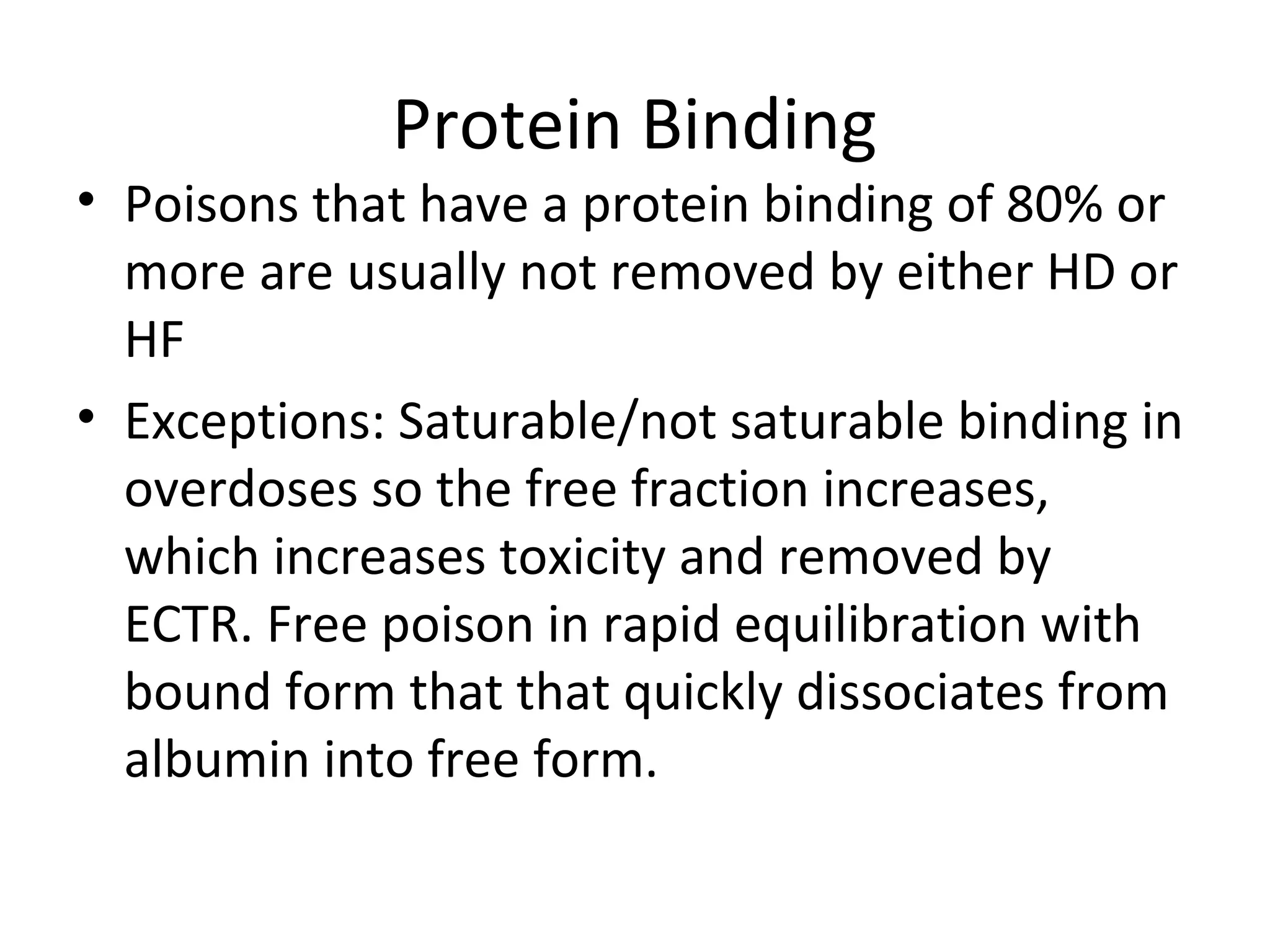 Management of poisoning by extracorporeal treatments | PPT