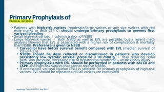 MANAGEMENT OF PORTAL HYPERTENSION AND VARICEAL BLEEDING | PPTX