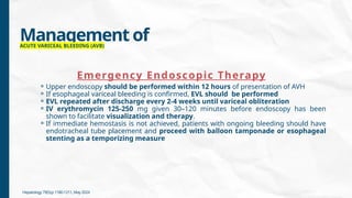 MANAGEMENT OF PORTAL HYPERTENSION AND VARICEAL BLEEDING | PPTX