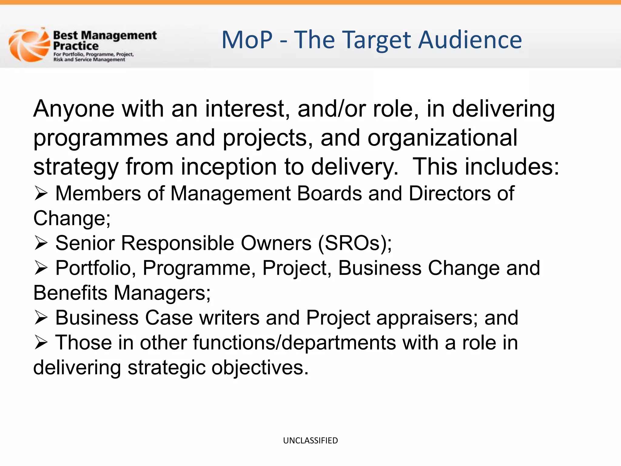 Managementof Portfolios Overview | PPTX