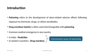 Management of posioning and drug overdose toxicity.pptx