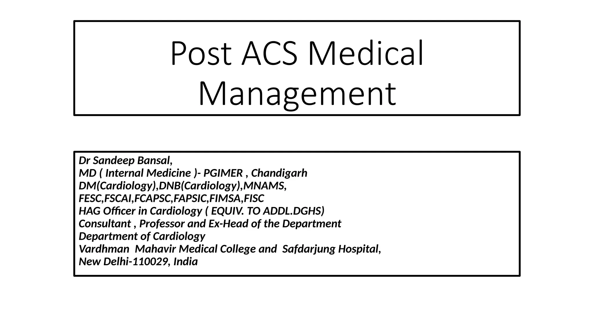 MANAGEMENT OF POST ANGIOPLASTY PATIENTS.pptx