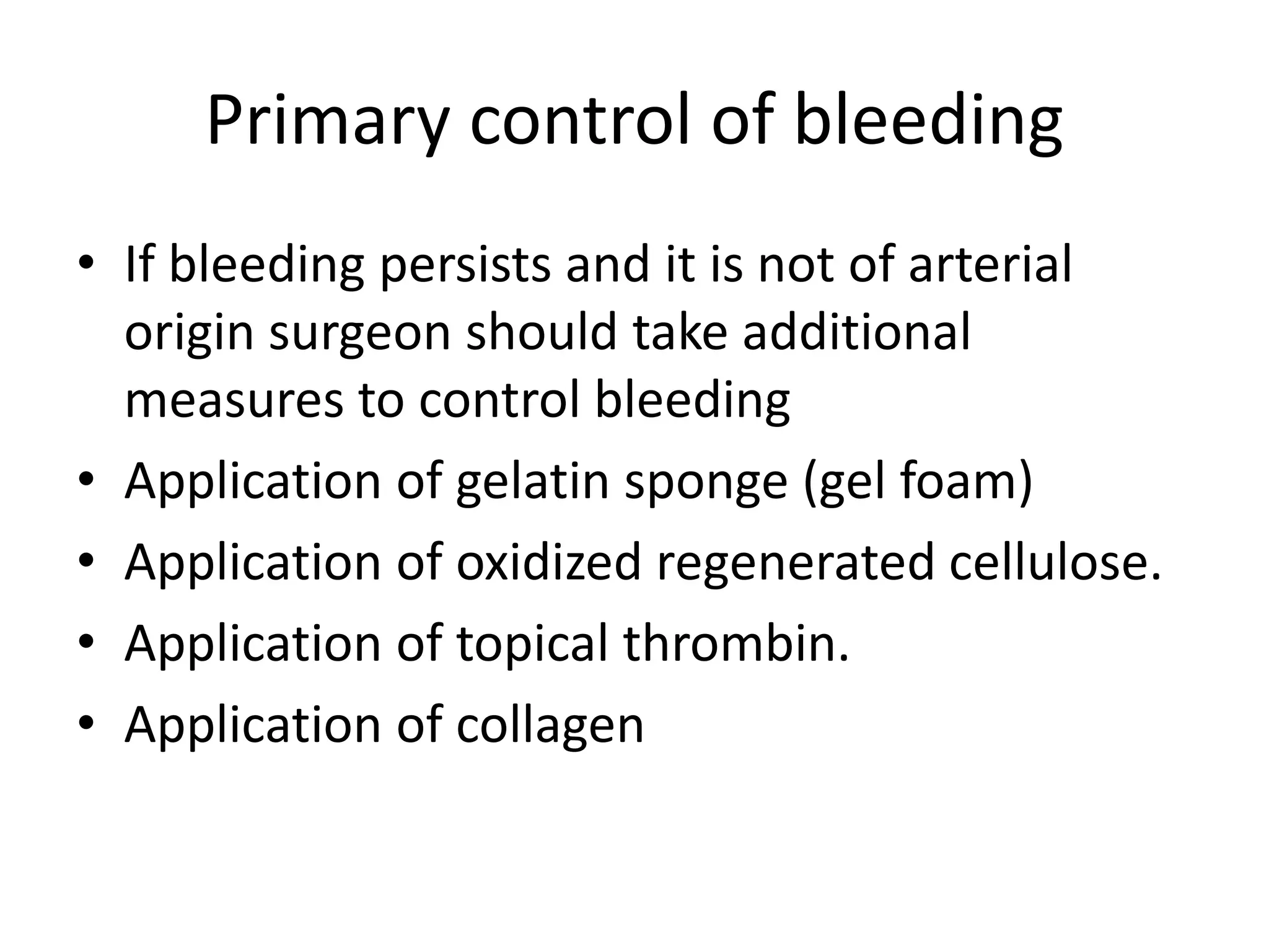 Management of post extraction bleeding | PPTX