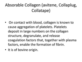 Management of post extraction bleeding | PPTX
