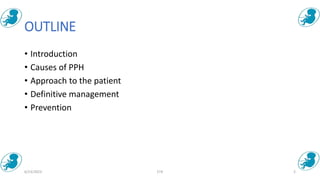 management of PPH.pptx | Pregnancy | Reproductive Health