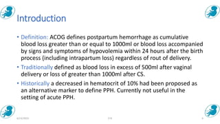 management of PPH.pptx | Pregnancy | Reproductive Health