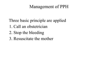Management of Post partum hemorrhage.pptx