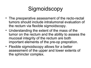 Management of presarcral tumors | PPT