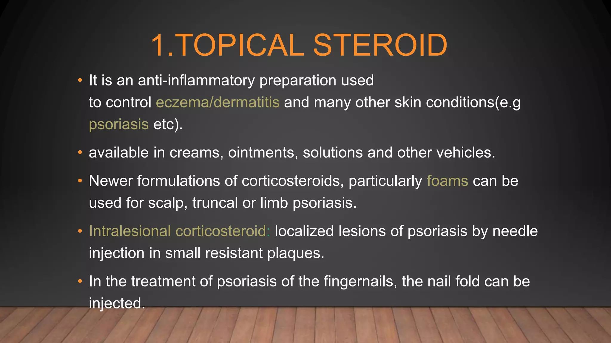 Management of psoriasis | PPTX