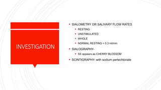 Management of ptyalism and xerostomia | PPTX