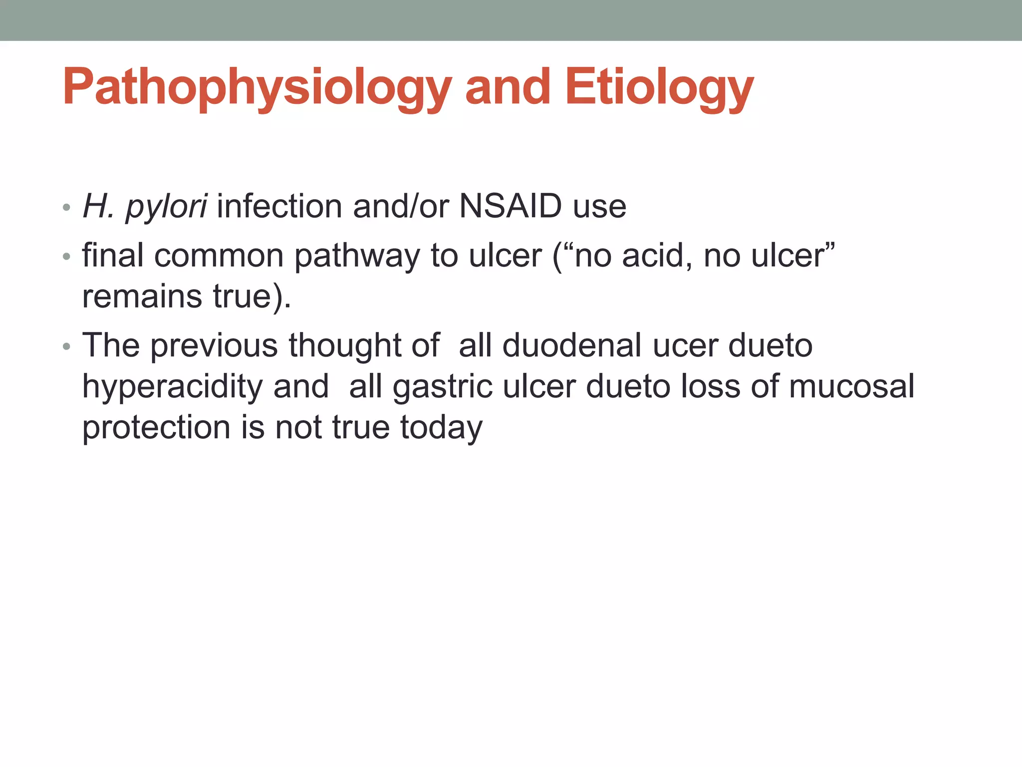 Management of pud | PPTX