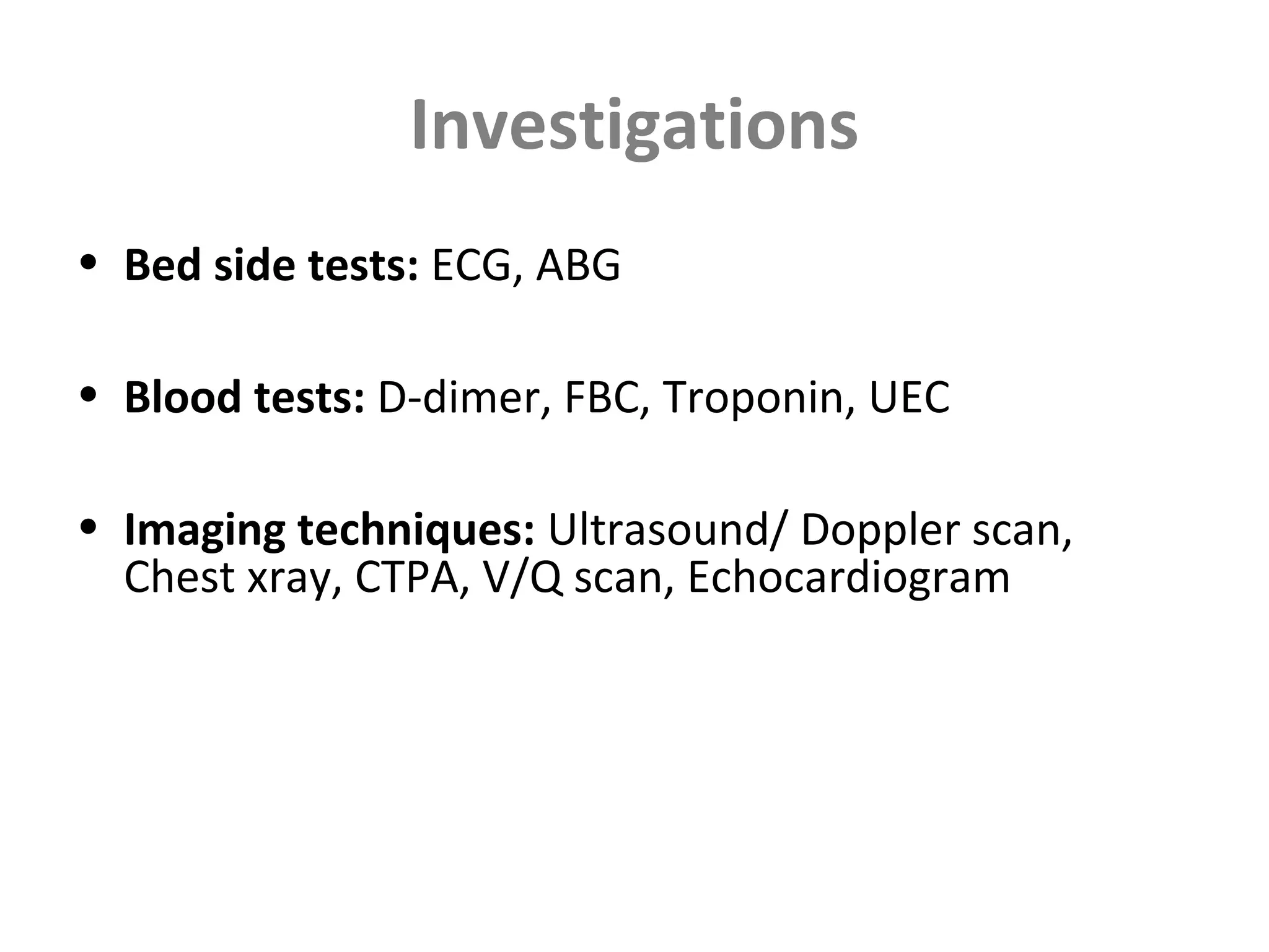 Pulmonary embolism in Emergency Department v2.0 | PPT