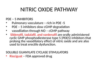 Pulmonary hypertension drugs and management.pptx