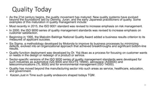 Management of quality ss1 | PPTX