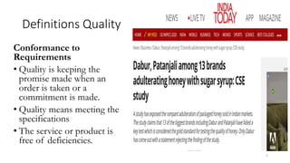 Management of quality ss1 | PPTX