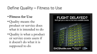 Management of quality ss1 | PPTX