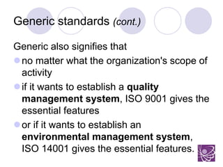 Management of ISO Quality | PPTX