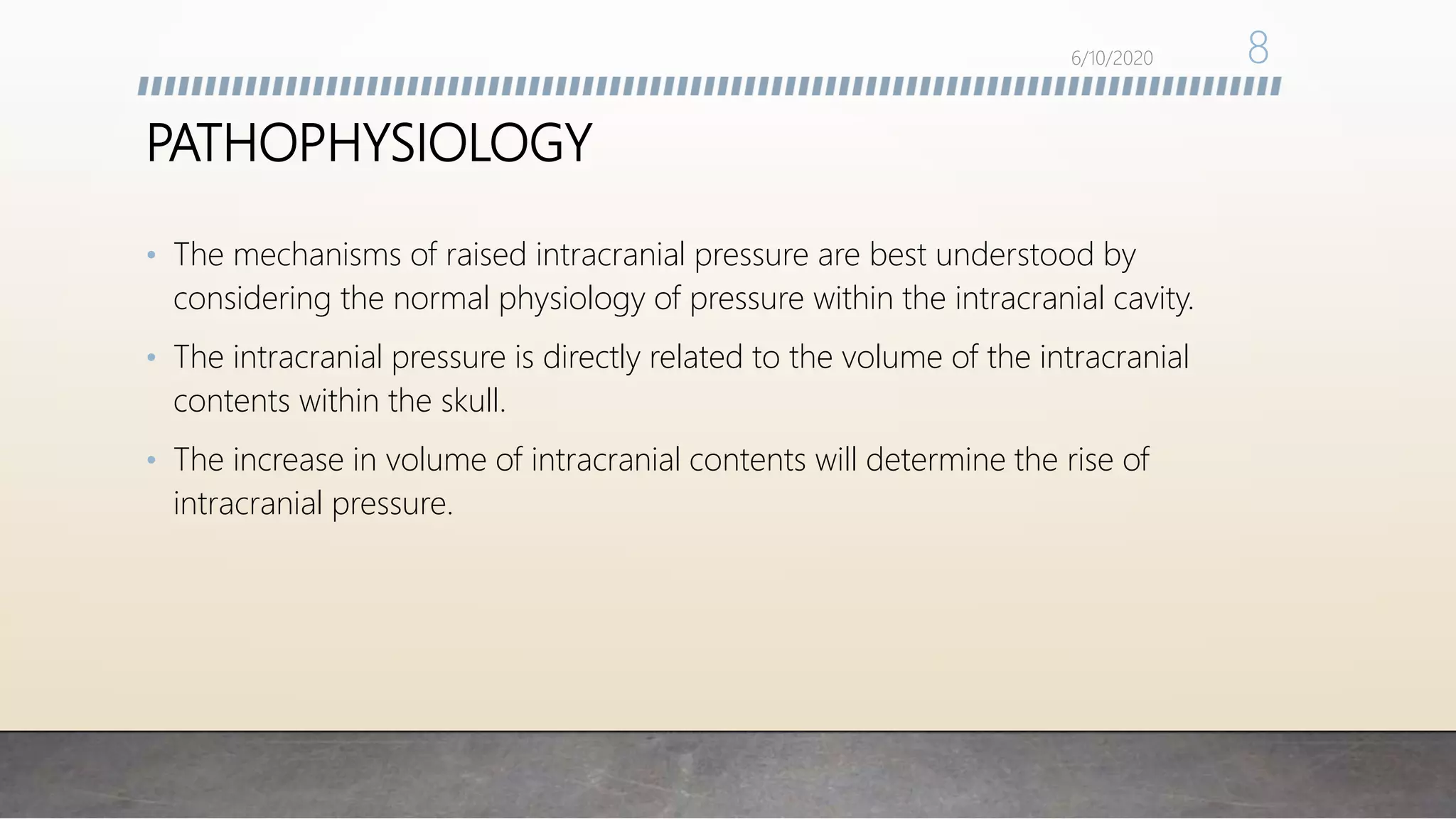 Management of Raised Intracranial Pressure | PPTX