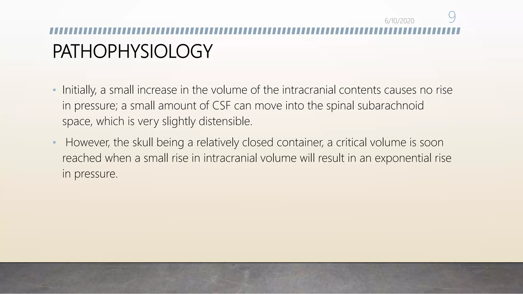Management of Raised Intracranial Pressure | PPTX