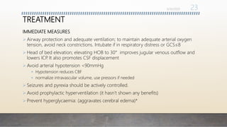 Management of Raised Intracranial Pressure | PPTX