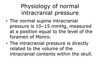 neurosurgery.Management of raised intracranial pressure.(dr.mazn bujan ...