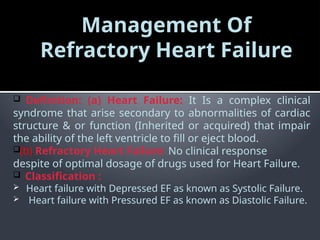 Management of Refractory Heart Failure.pptx