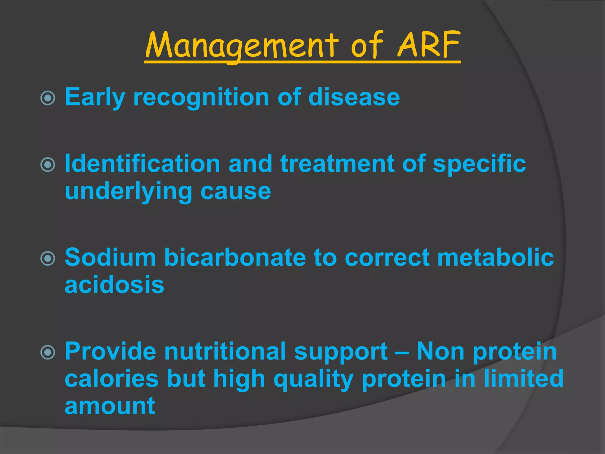 Management of renal disease in dog | PPTX