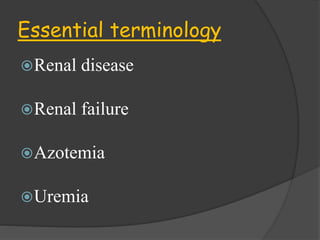Management of renal disease in dog | PPTX