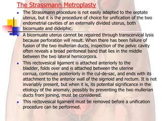 Management of reproductive tract anomalies1 | PPT