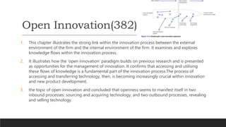 Open innovation and technology transfer chp 11 | PPTX