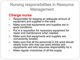 Management of resources and environment | PPTX