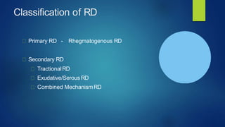 Management of retinal detachment | PPTX
