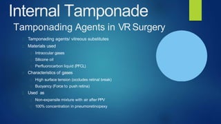 Management of retinal detachment | PPTX