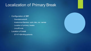 Management of retinal detachment | PPT