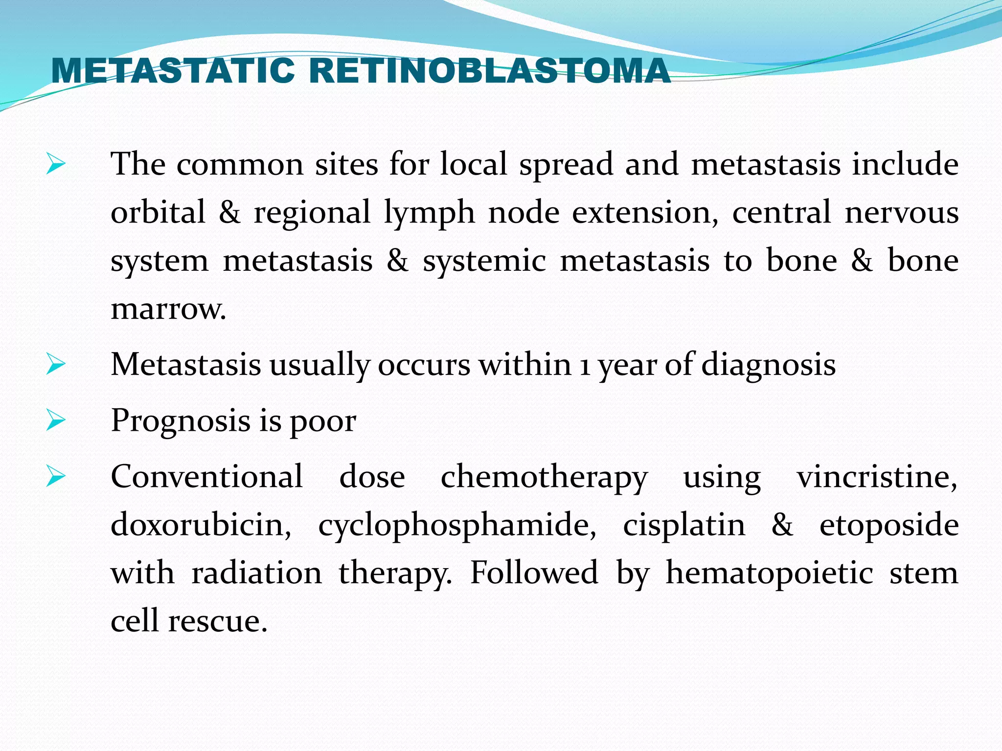 MANAGEMENT OF RETINOBLASTOMA & CURRENT TRENDS | PPTX