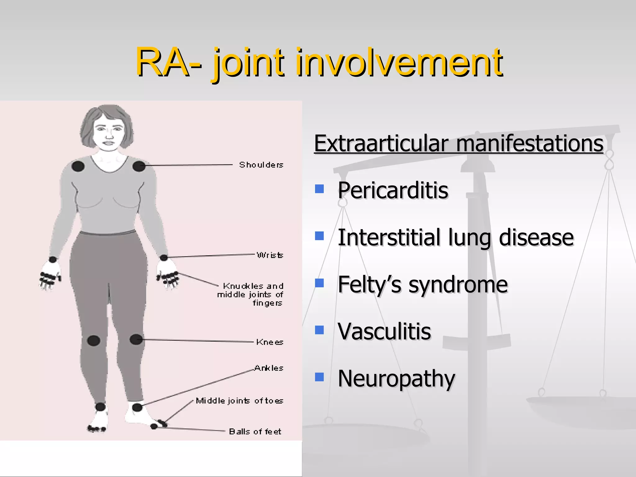 Management of rheumatoid arthritis .by Dr.Harmanjit Singh,GMC, Patiala ...