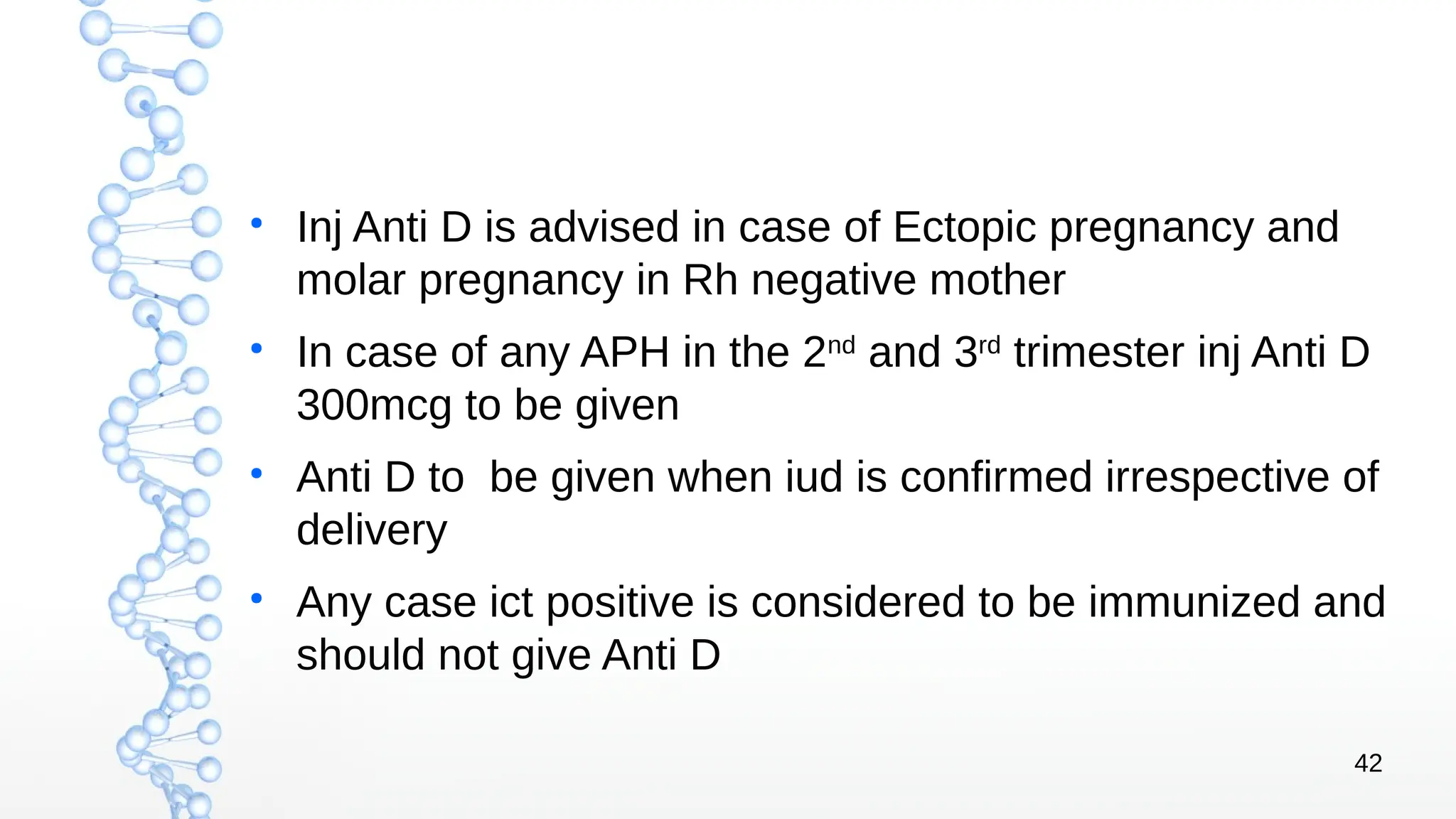 MANAGEMENT OF RH NEGATIVE pregnancy by dr mudasir | PPTX